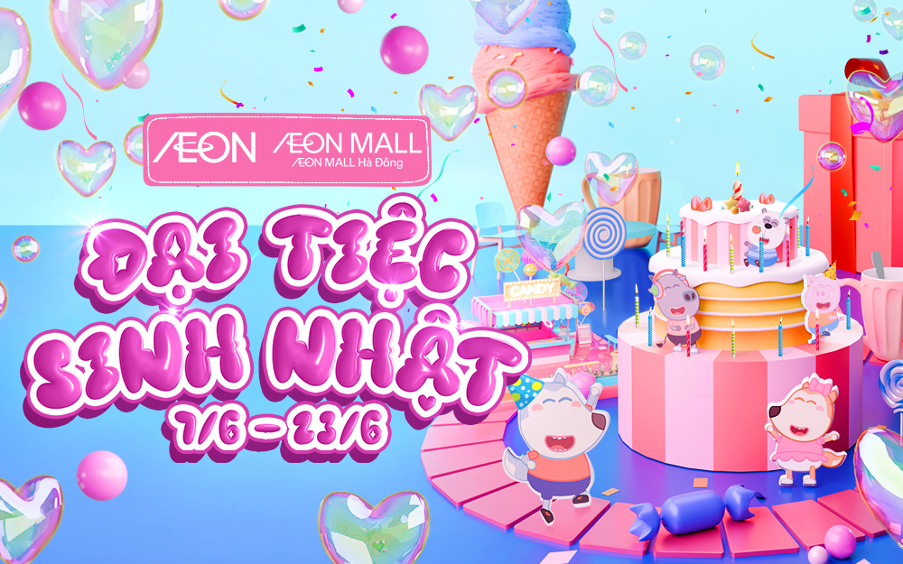 CELEBRATE THE HAPI HAPI ANNIVERSARY 2024 WITH HADO - AEON Mall Hà Đông